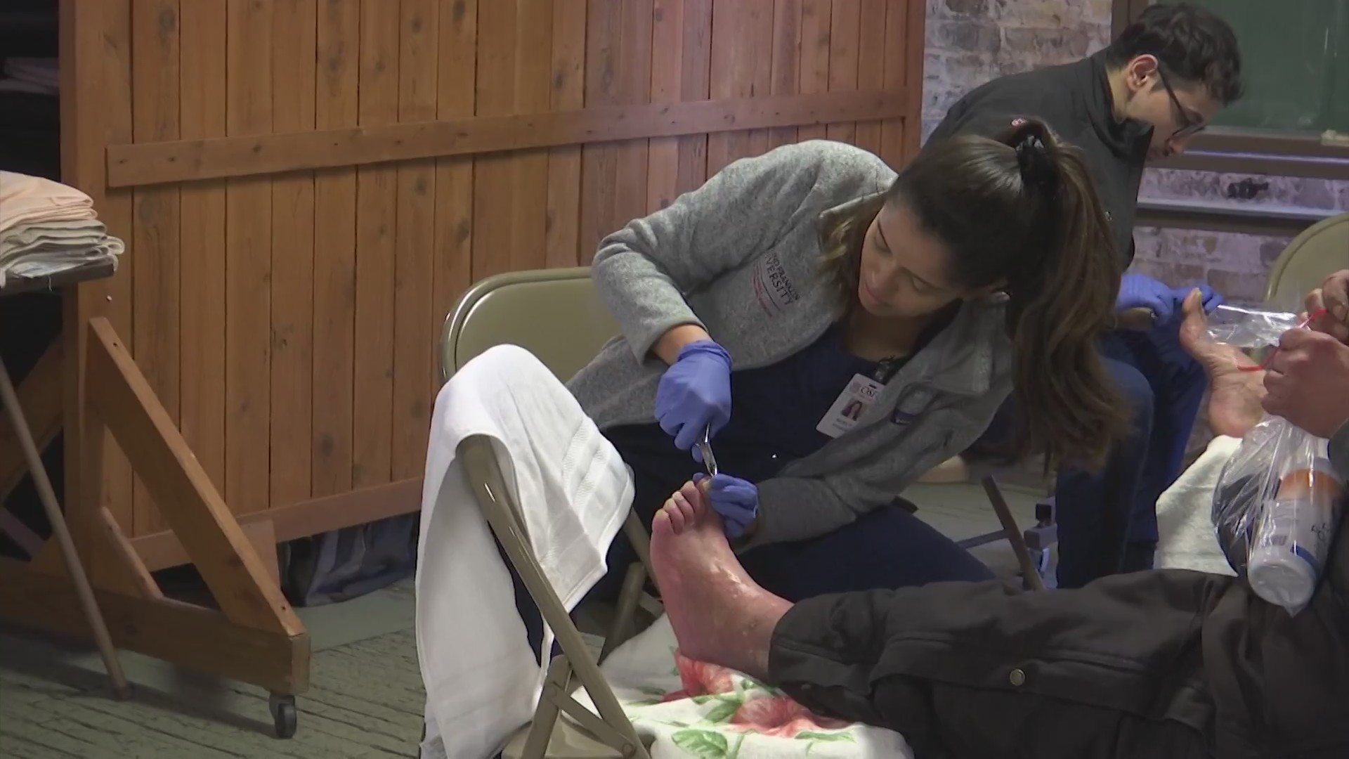 OSF, OrthoIllinois provide foot care for homeless on Maundy Thursday ...