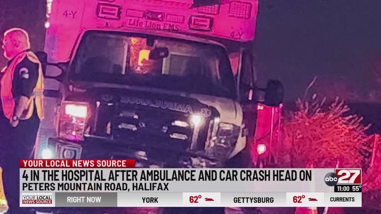 Ambulance crash sends multiple people to the hospital – ABC27