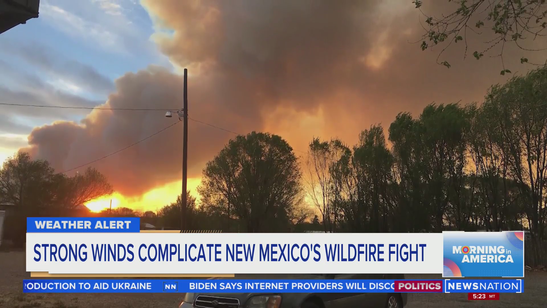 Strong winds complicate wildfire fight | Morning in America – NewsNation