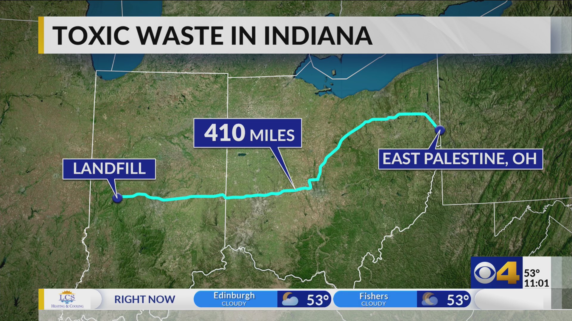 Portion of toxic waste already delivered to Indiana landfill – Fox 59