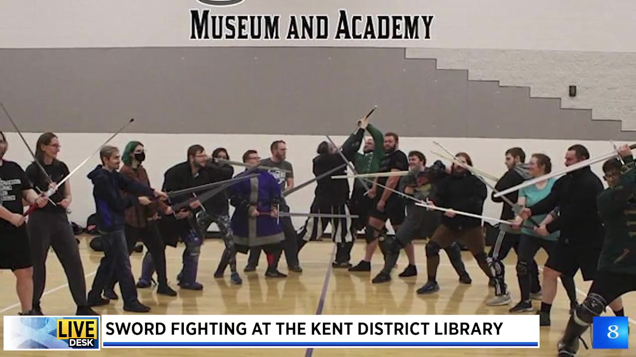 Swordsmanship classes being held at KDL – WOODTV.com