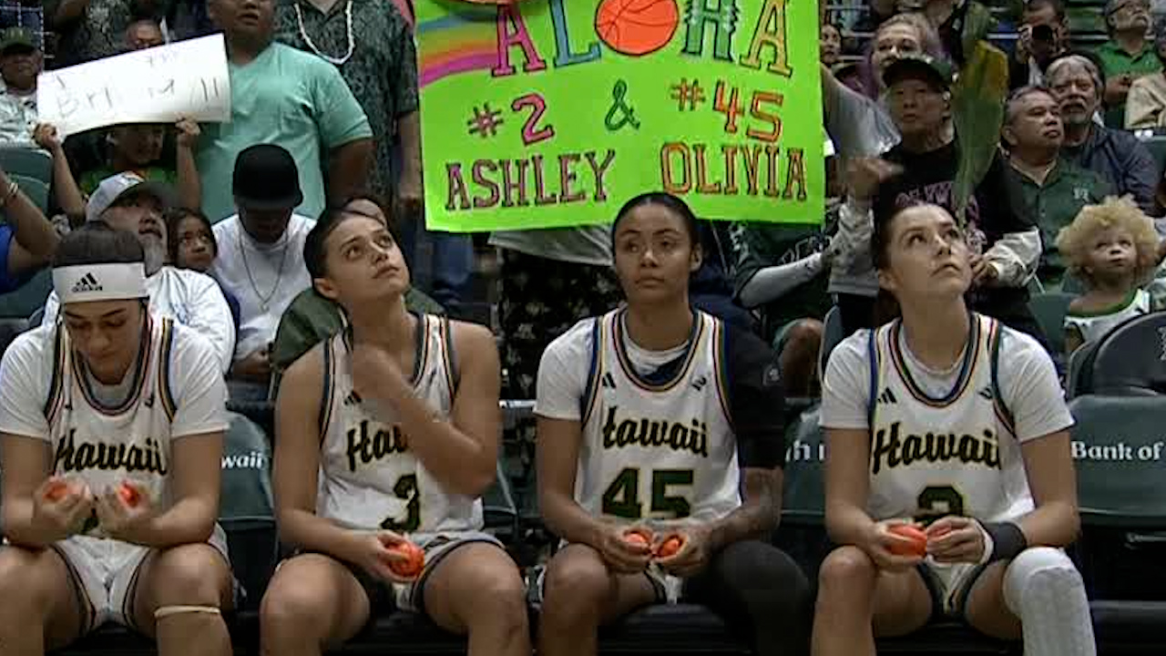 Hawaii women’s basketball earns crucial senior night victory – KHON2