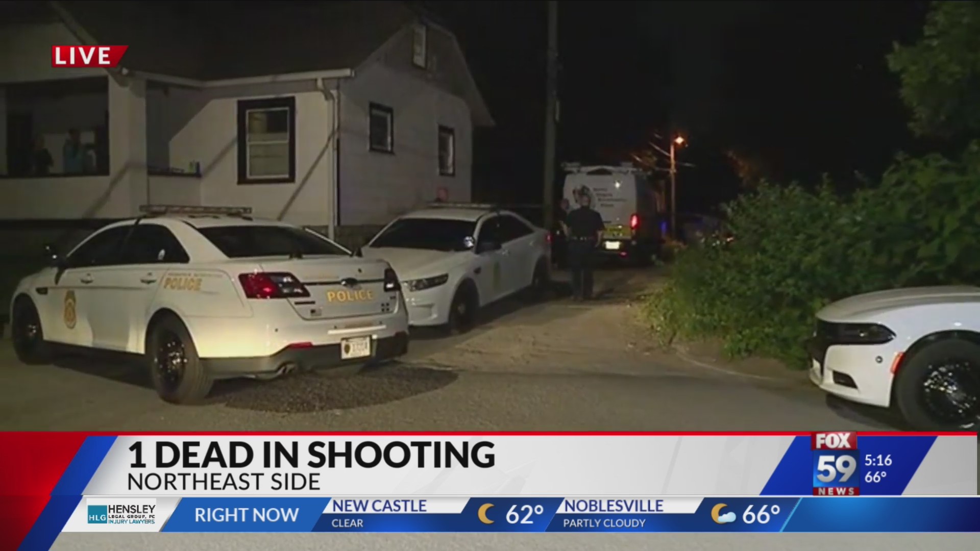 Early morning shooting leaves one dead near N. Dearborn – Fox 59