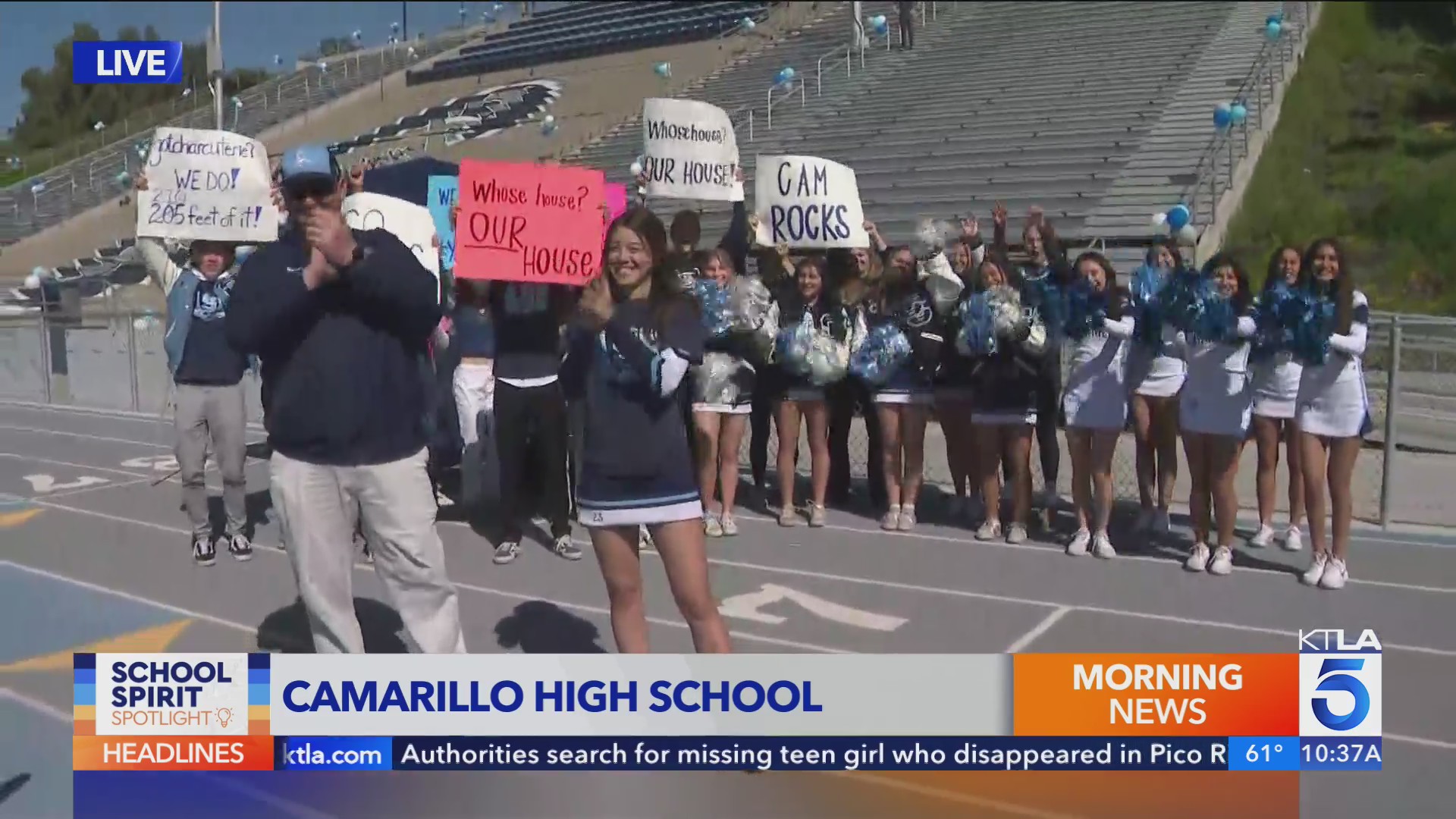 School Spirit Spotlight: Camarillo High School (10 a.m.) – KTLA