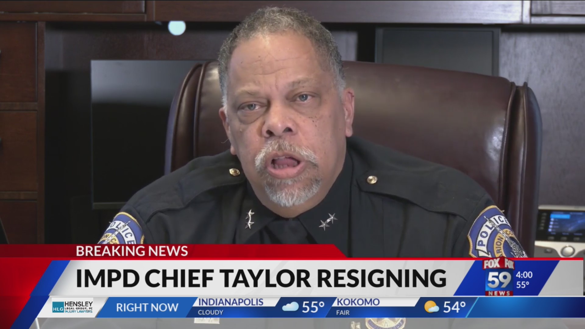 IMPD Chief Taylor announces transition from role – Fox 59