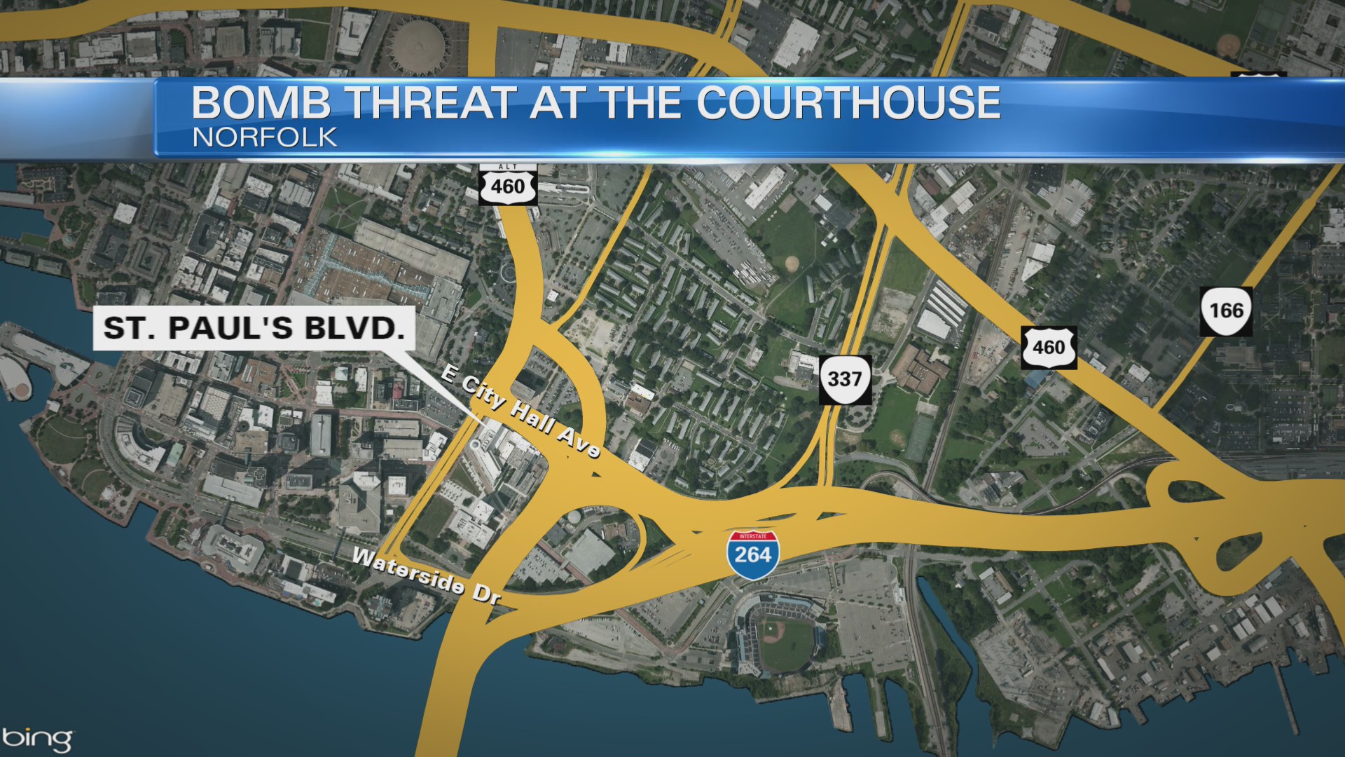 Another bomb threat at City of Norfolk Courthouse – WAVY.com