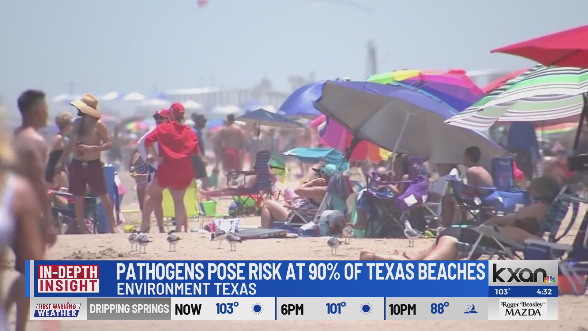 Insight: Pathogens pose risk at 90% of Texas beaches – KXAN Austin
