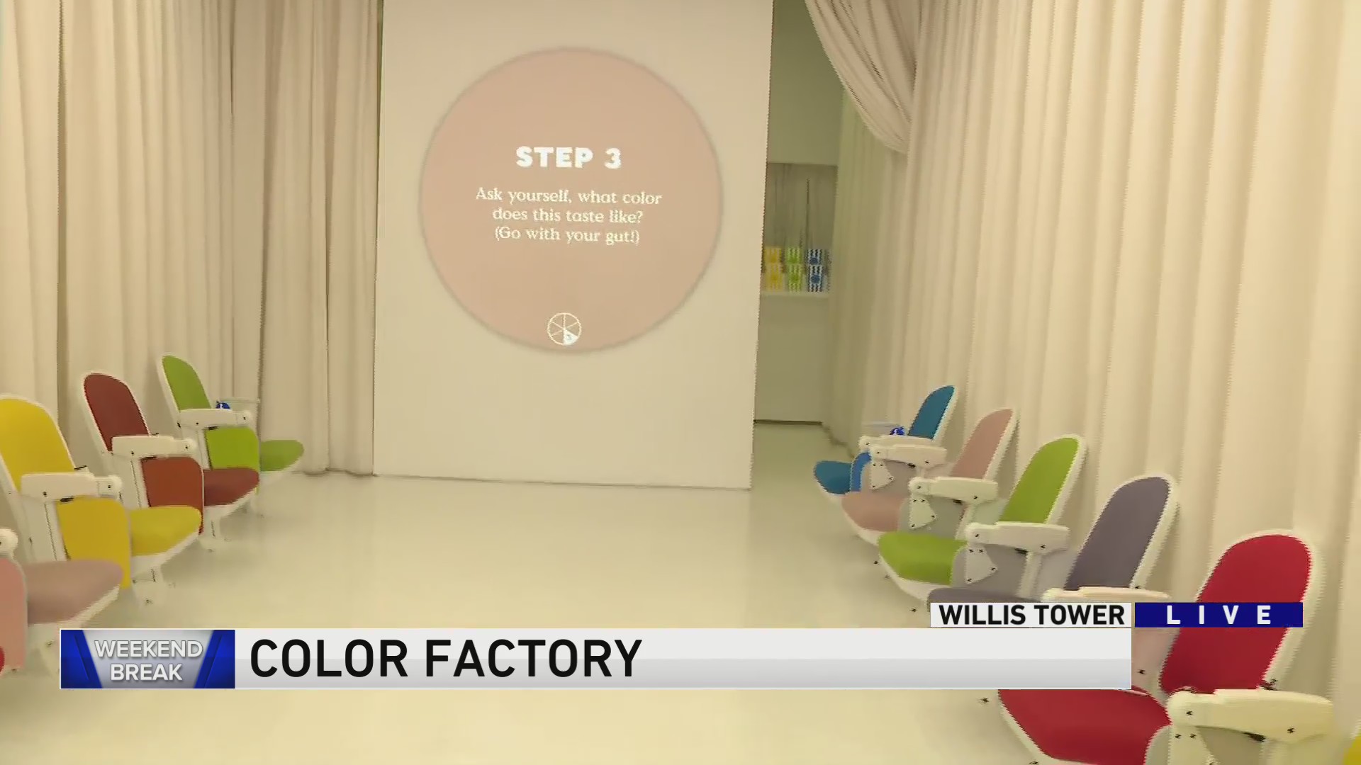 Weekend Break: Color Factory Chicago – WGN-TV