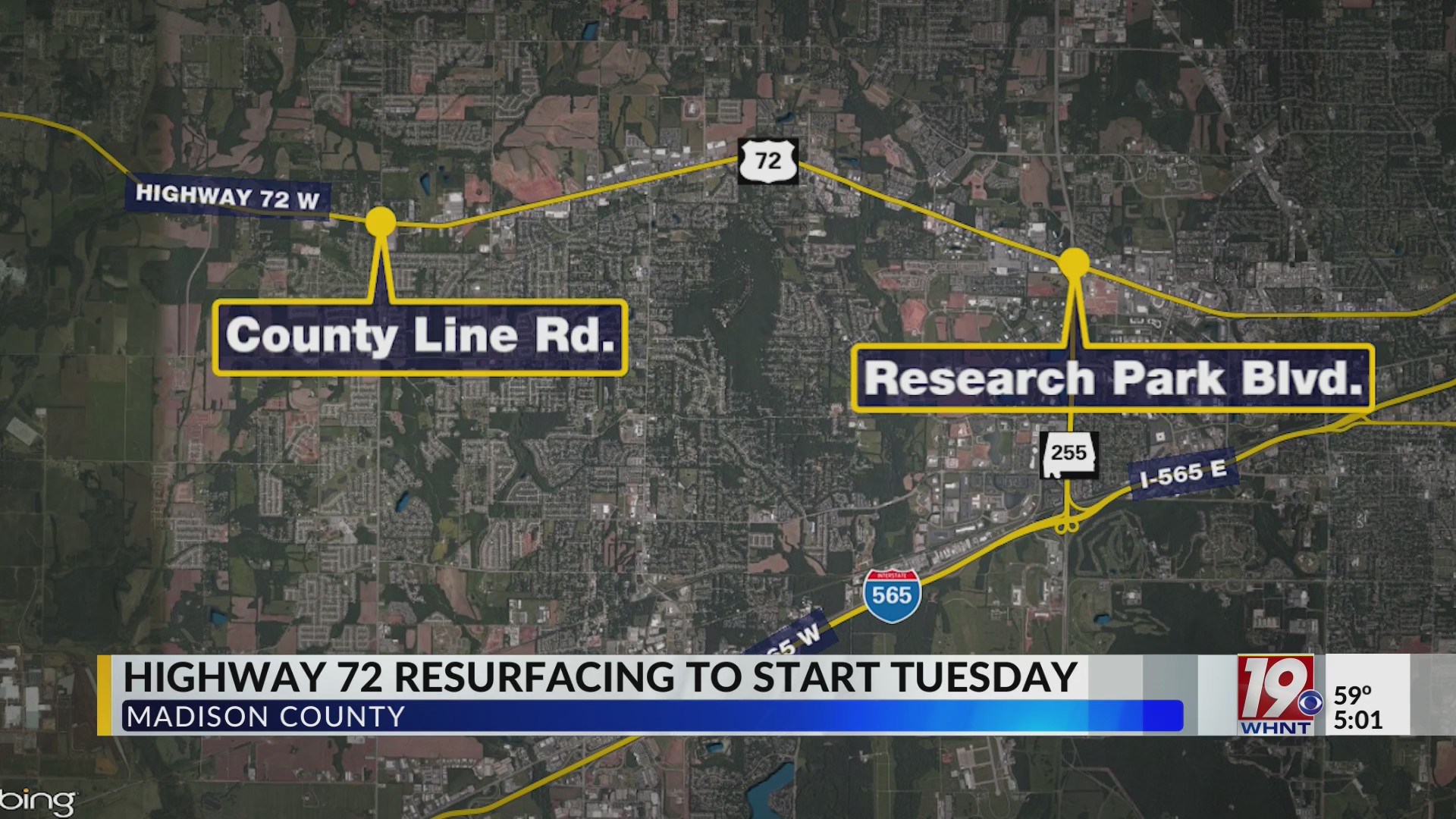 Highway 72 Resurfacing Project – WHNT.com