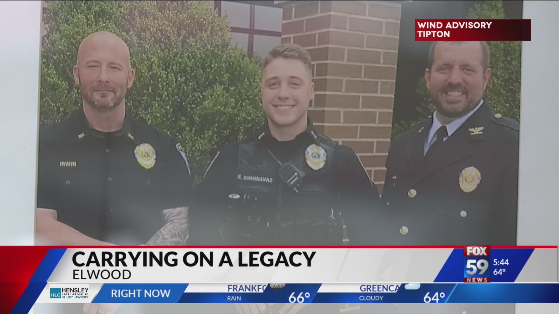 Father of fallen Elwood officer carrying on his son’s legacy – Fox 59