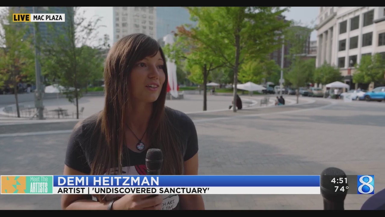 Meet the Artists: Demi Heitzman’s ‘Undiscovered Sanctuary’ – WOODTV.com