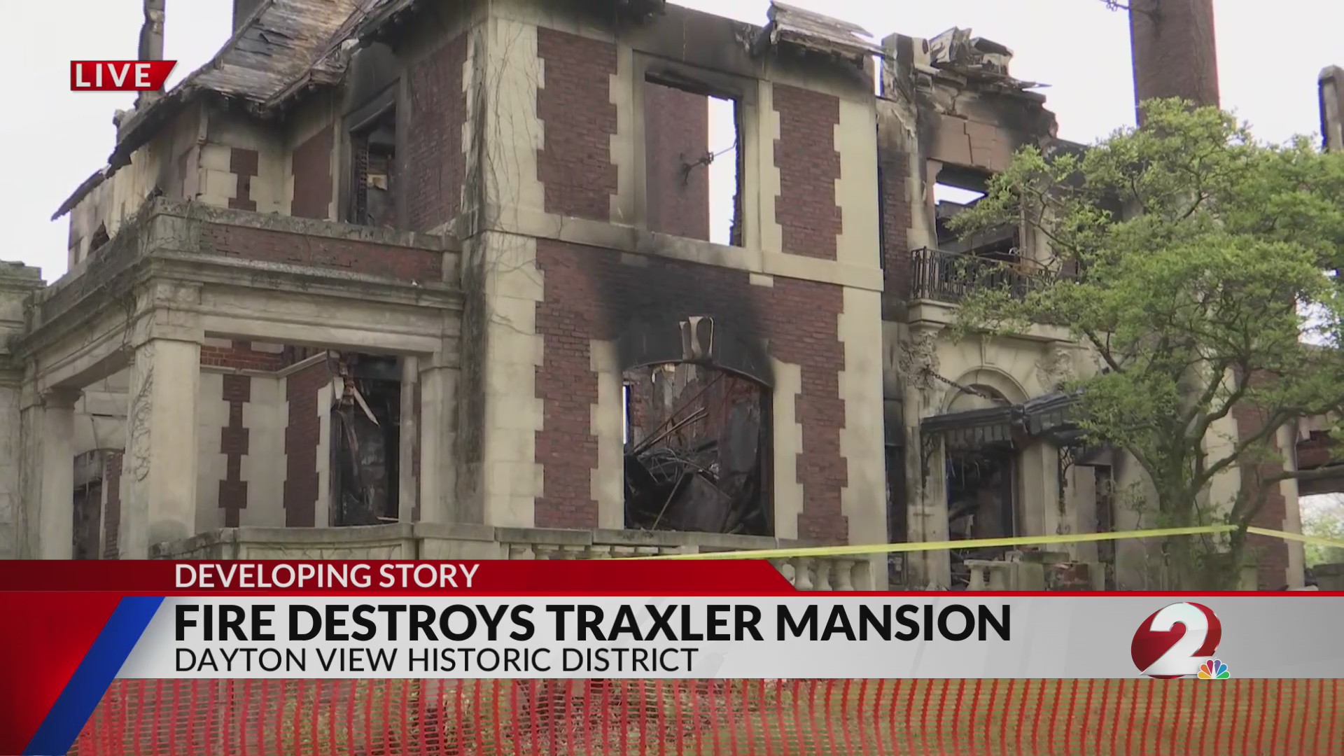 Fire destroys historic Traxler Mansion in Ohio – WDTN.com
