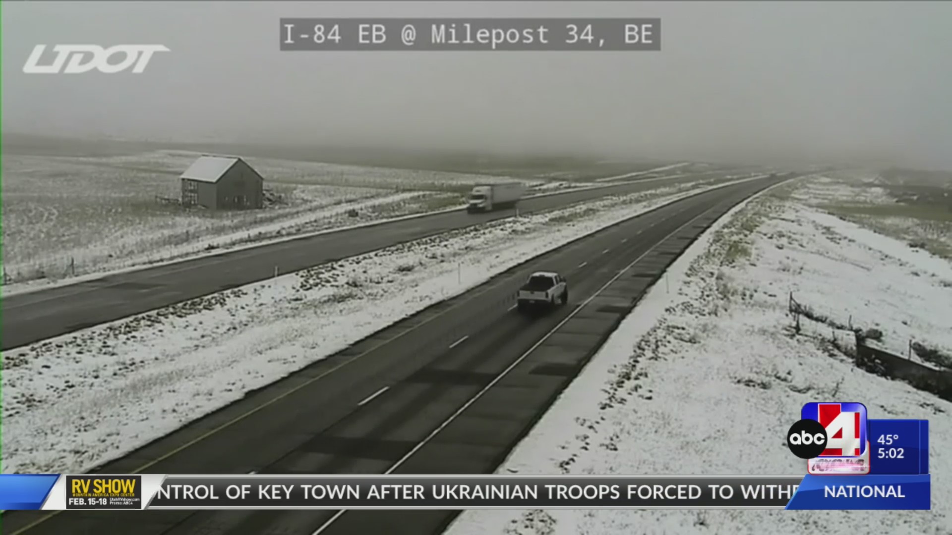 Two hospitalized in multi-vehicle crash on I-84 – ABC4 Utah