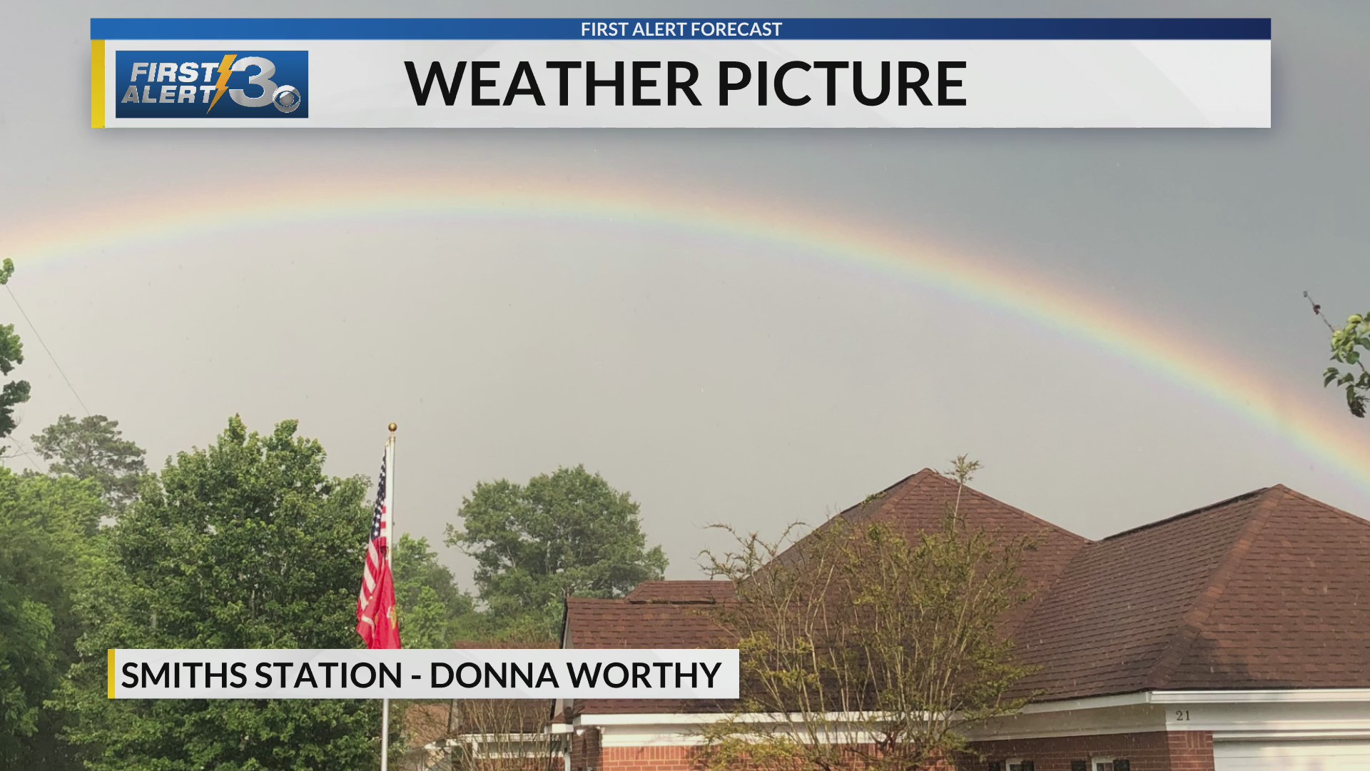 11:00 PM Weather Rainbows and storm damage – WRBL