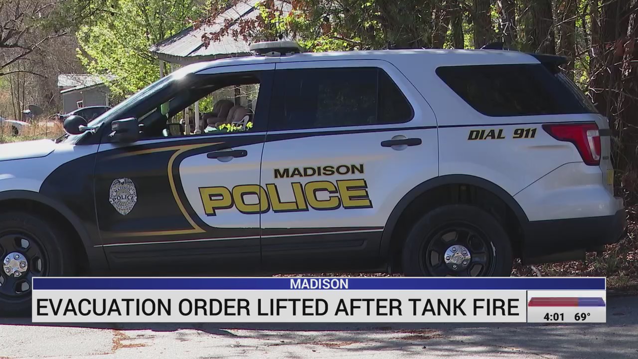 Evacuation order lifted after tank fire in Madison – FOX8 WGHP