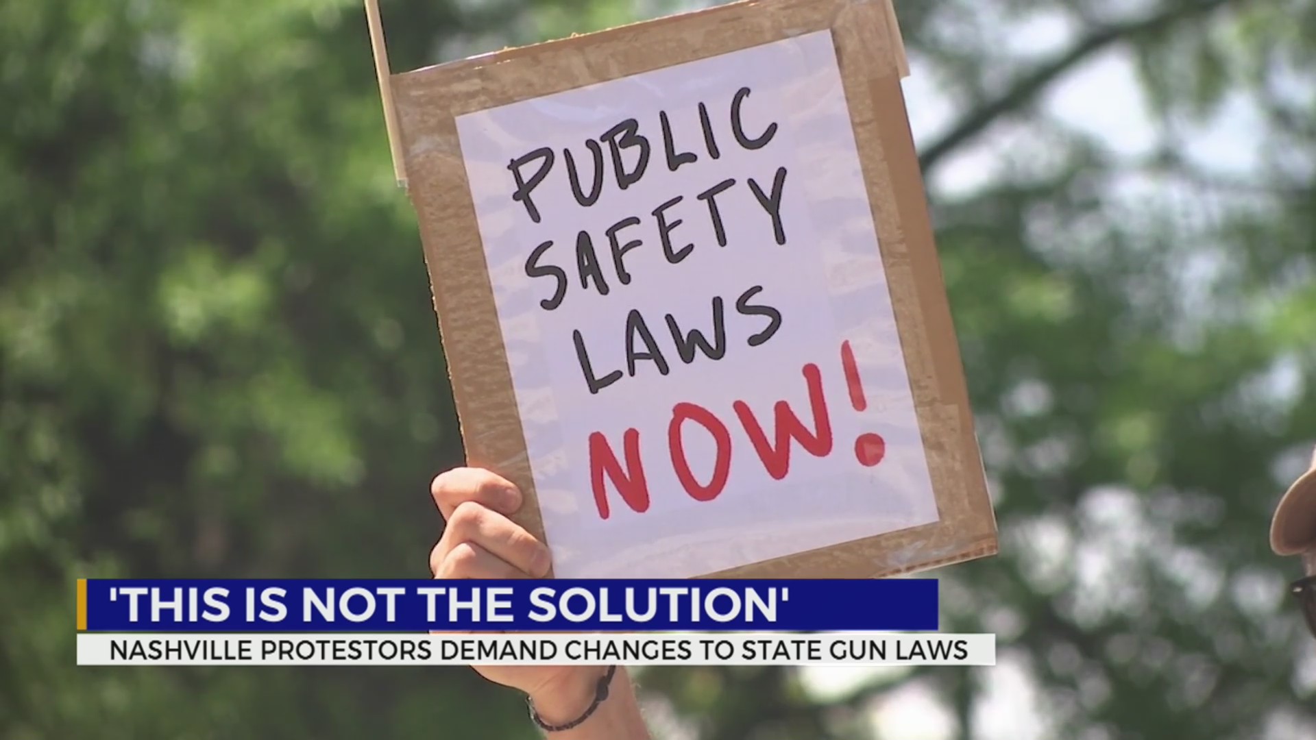 Nashville protesters call for changes to TN gun laws – WKRN News 2