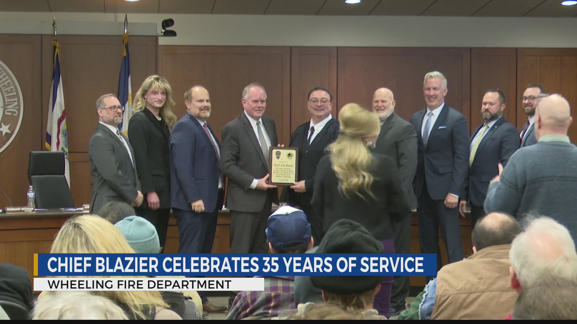 Chief Jim Blazier celebrates 35 years at the Wheeling Fire Department ...
