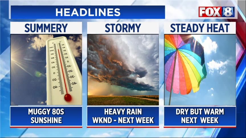 Saturday clickable weather – Fox 8 Cleveland WJW