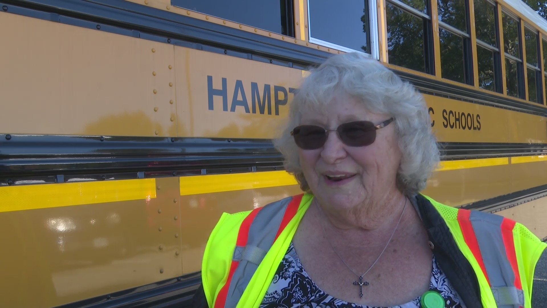 Hampton City Public Schools celebrate bus driver’s 55th year of service ...