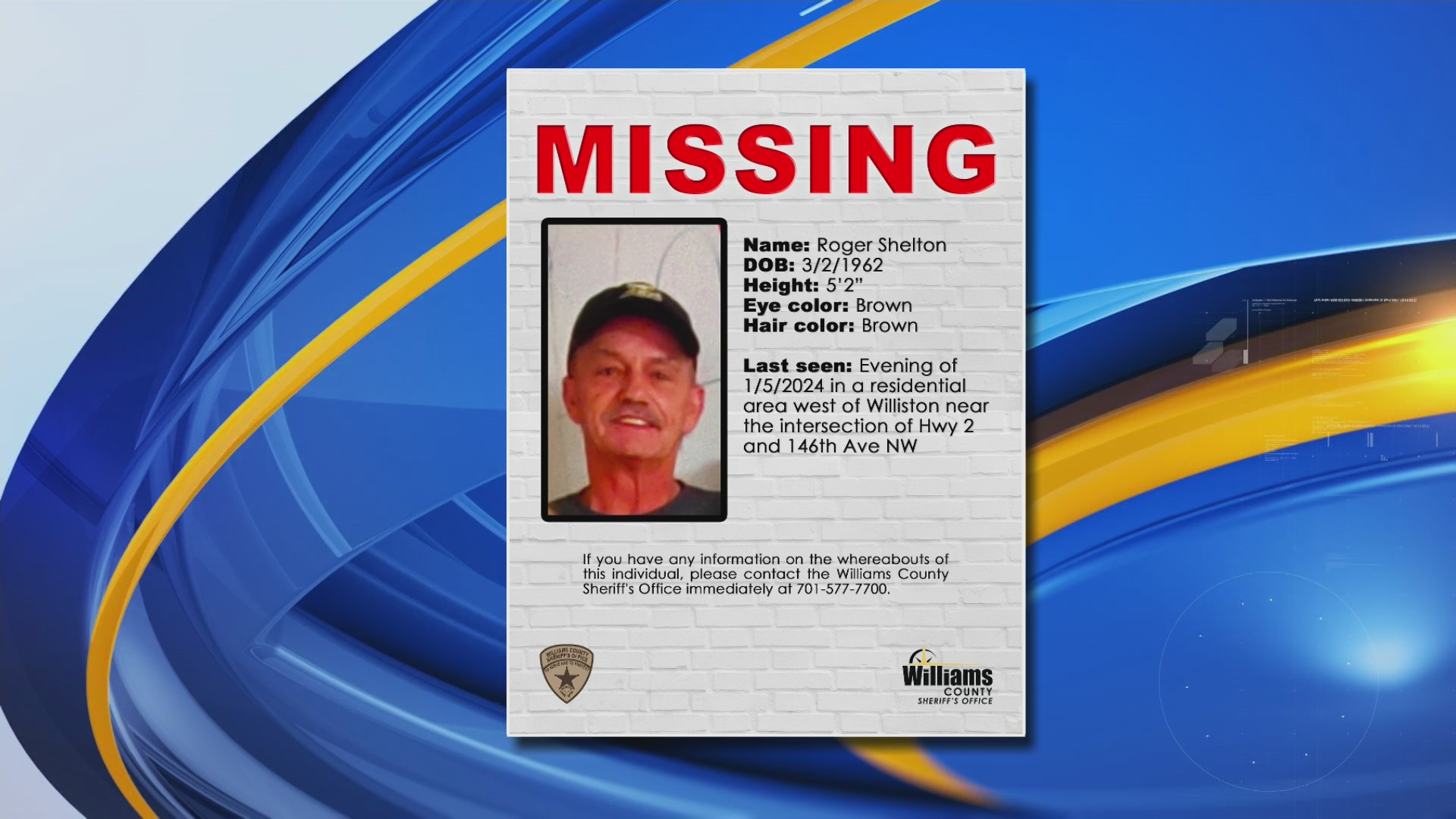 Missing: Roger Shelton – KX NEWS