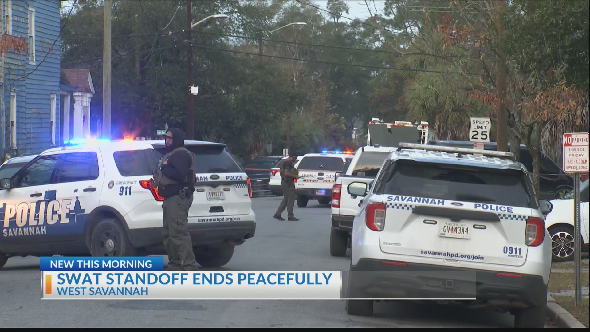 SPD/SWAT investigates reported barricade – WSAV-TV