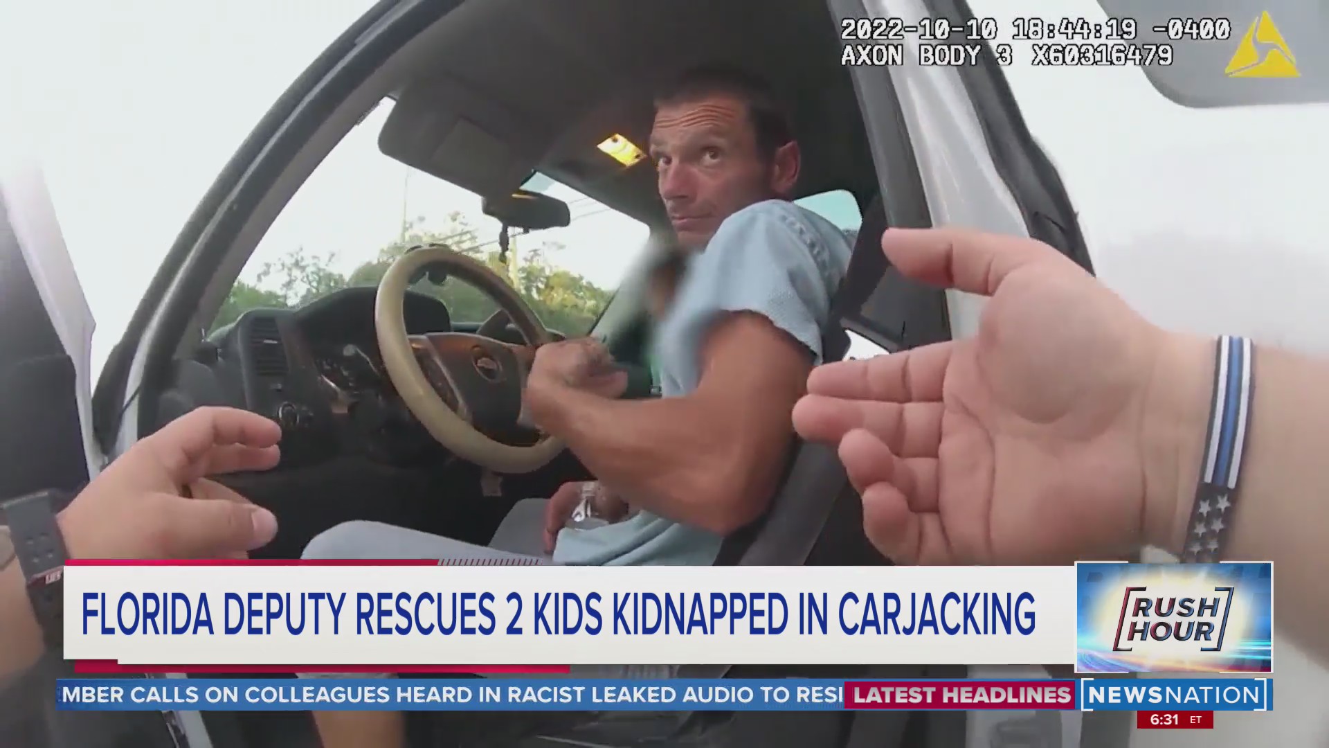 Florida deputy rescues 2 kids kidnapped in Carjacking | Rush Hour ...