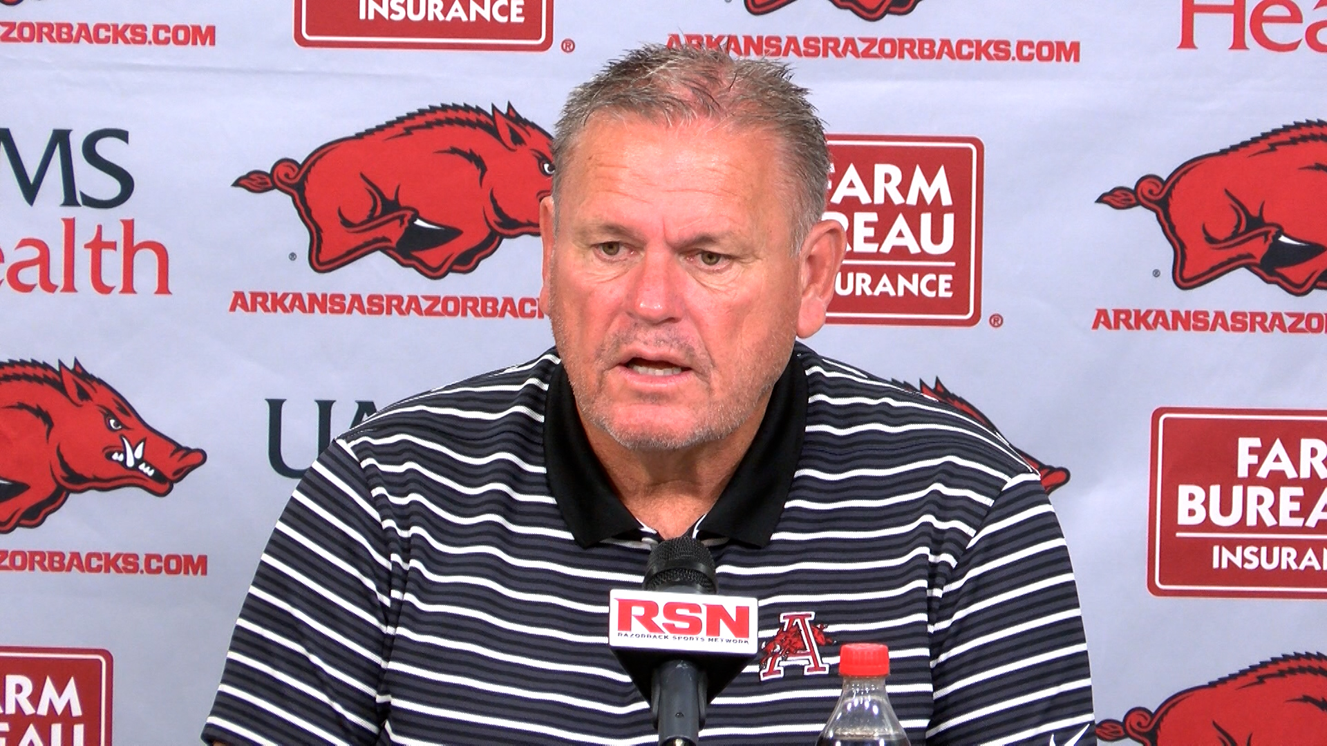 Sam Pittman talks about loss to Texas A&M and previews Alabama game on ...