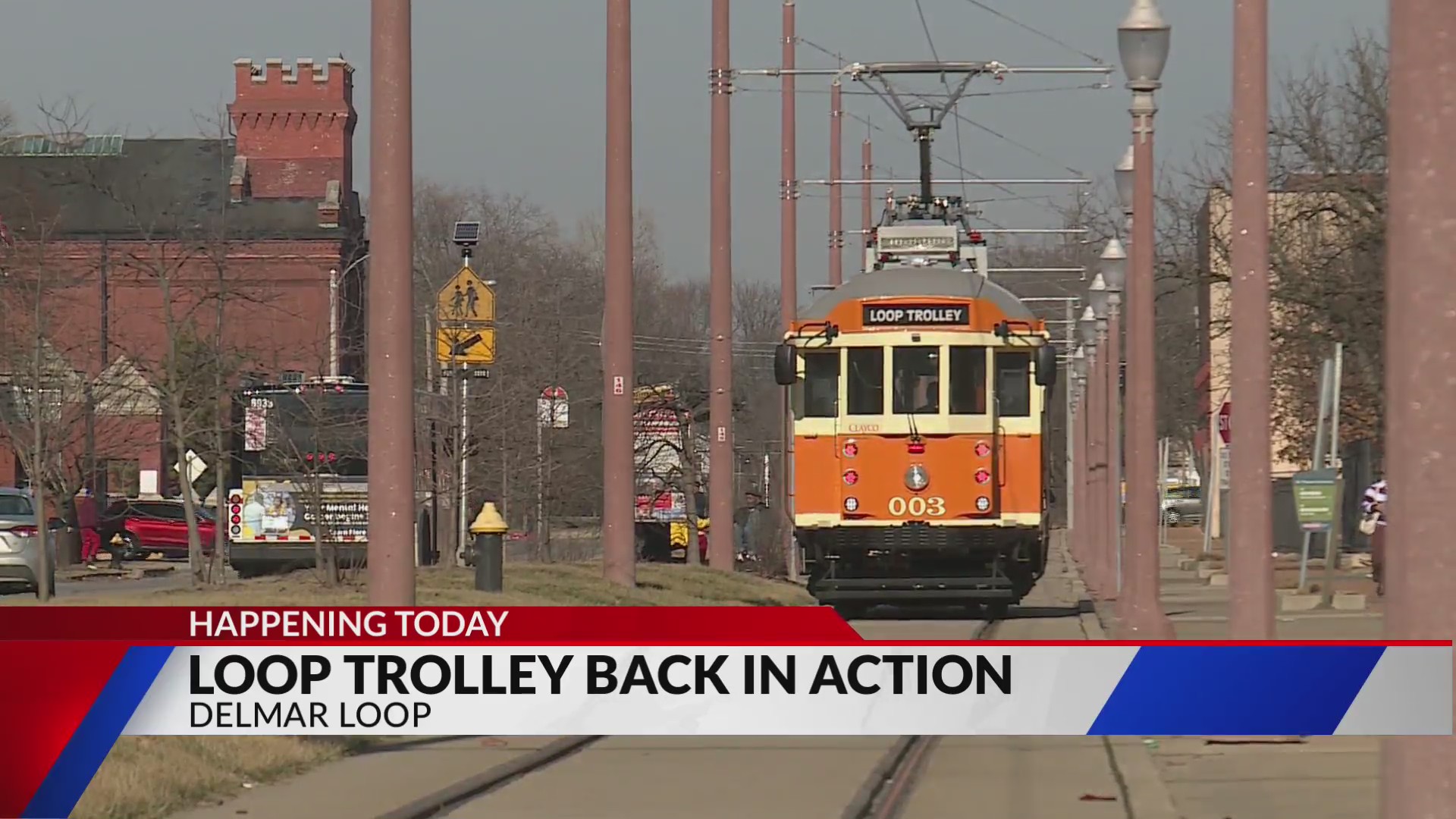 Delmar Loop Trolley back in action today – FOX 2