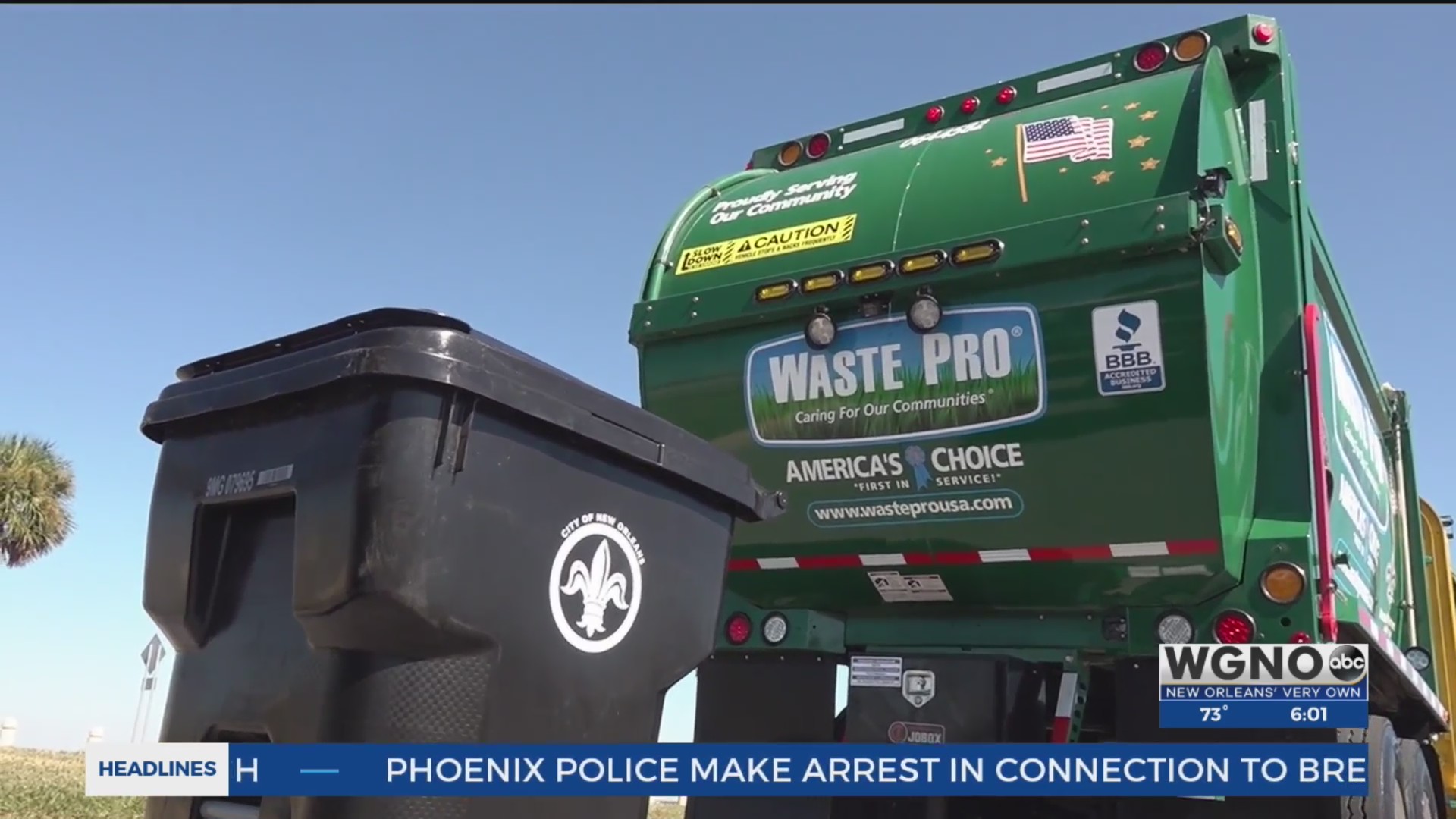 City of New Orleans signs two new sanitation contracts – WGNO