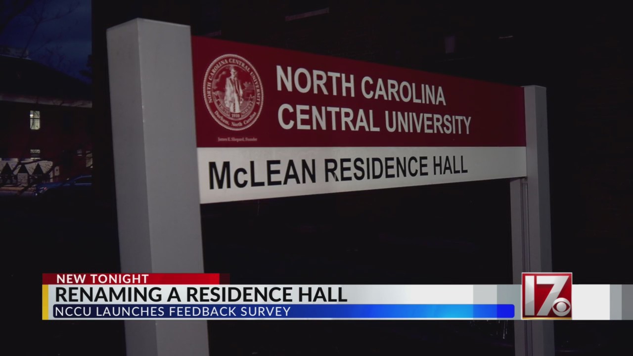 NCCU releases survey to possibly change name of residence hall – CBS17.com