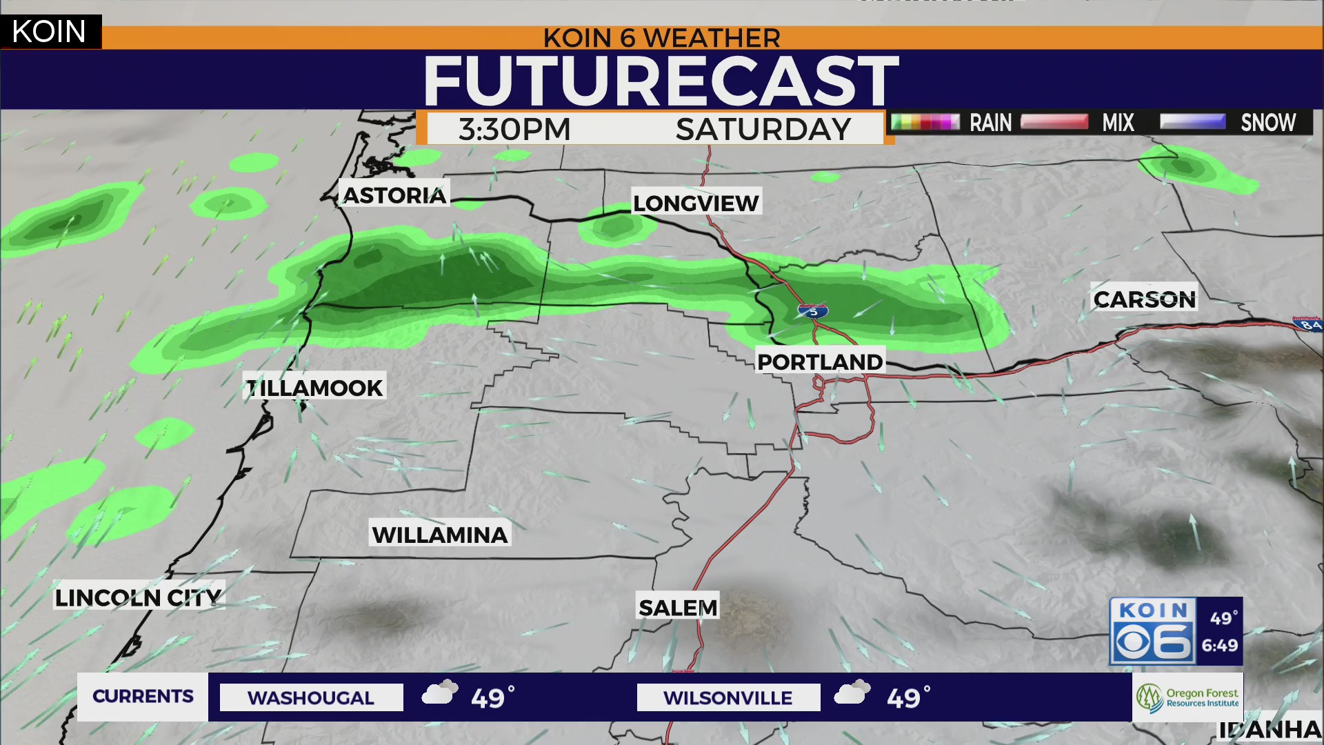 Weather forecast: Pleasant days ahead as temps hover in the 60s – KOIN.com