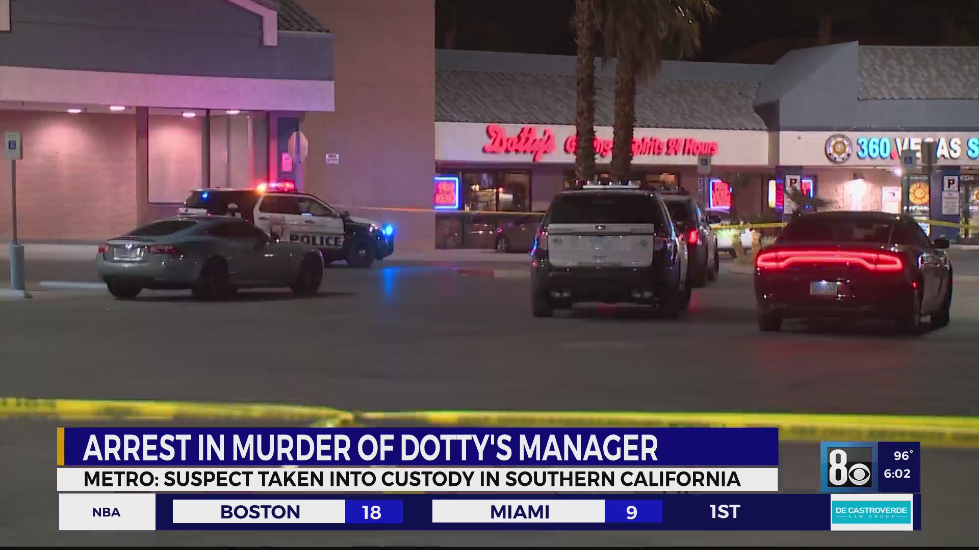 Suspect in death of Dotty’s manager arrested in California – KLAS