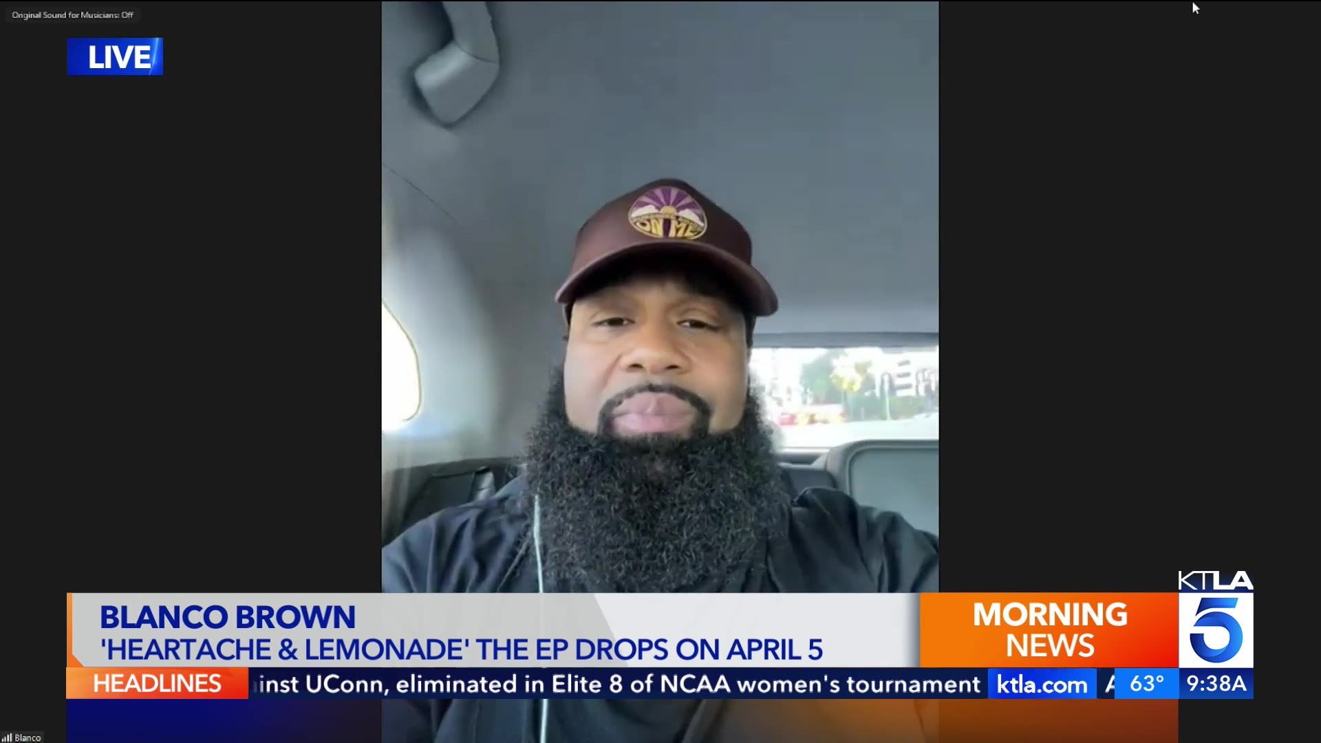 Blanco Brown says ‘Heartache & Lemonade’ was made to get past the hard ...