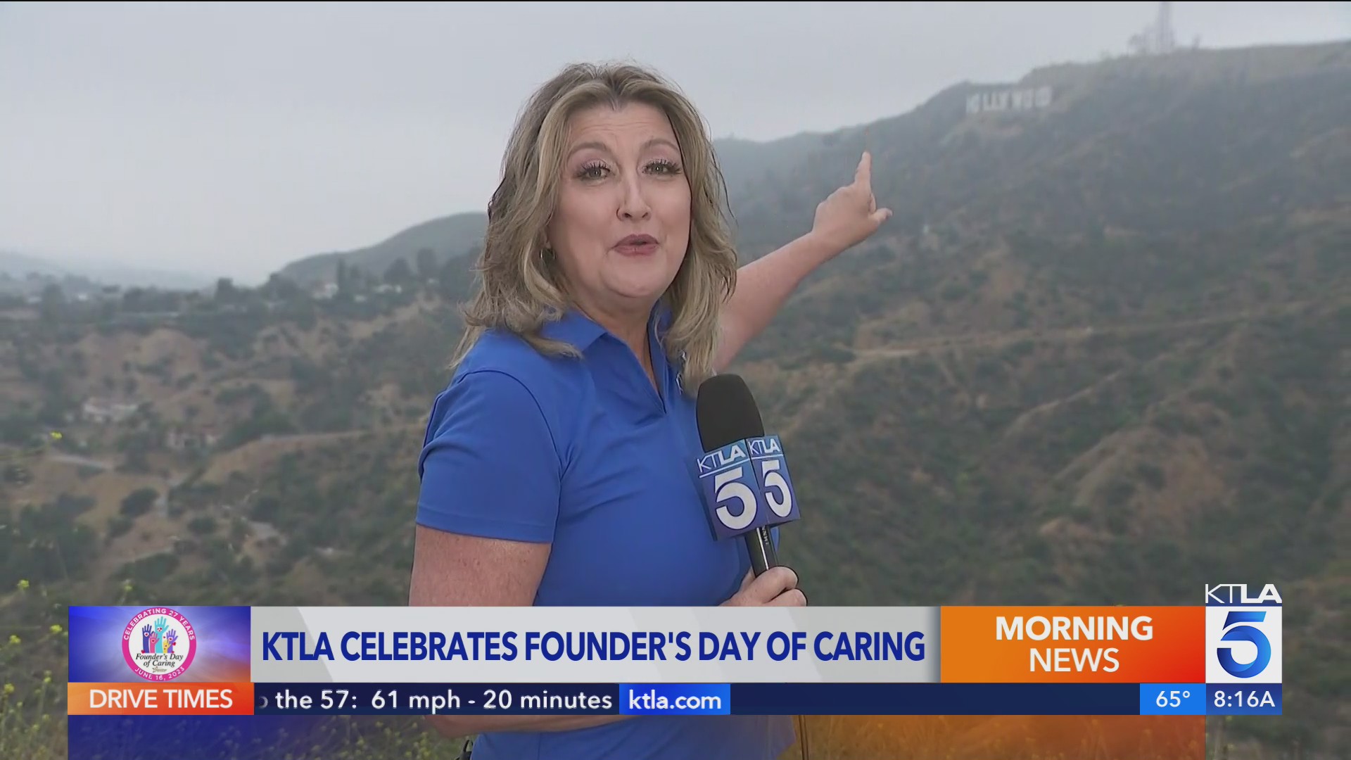 KTLA celebrates Founder’s Day by improving the trail to the Hollywood ...