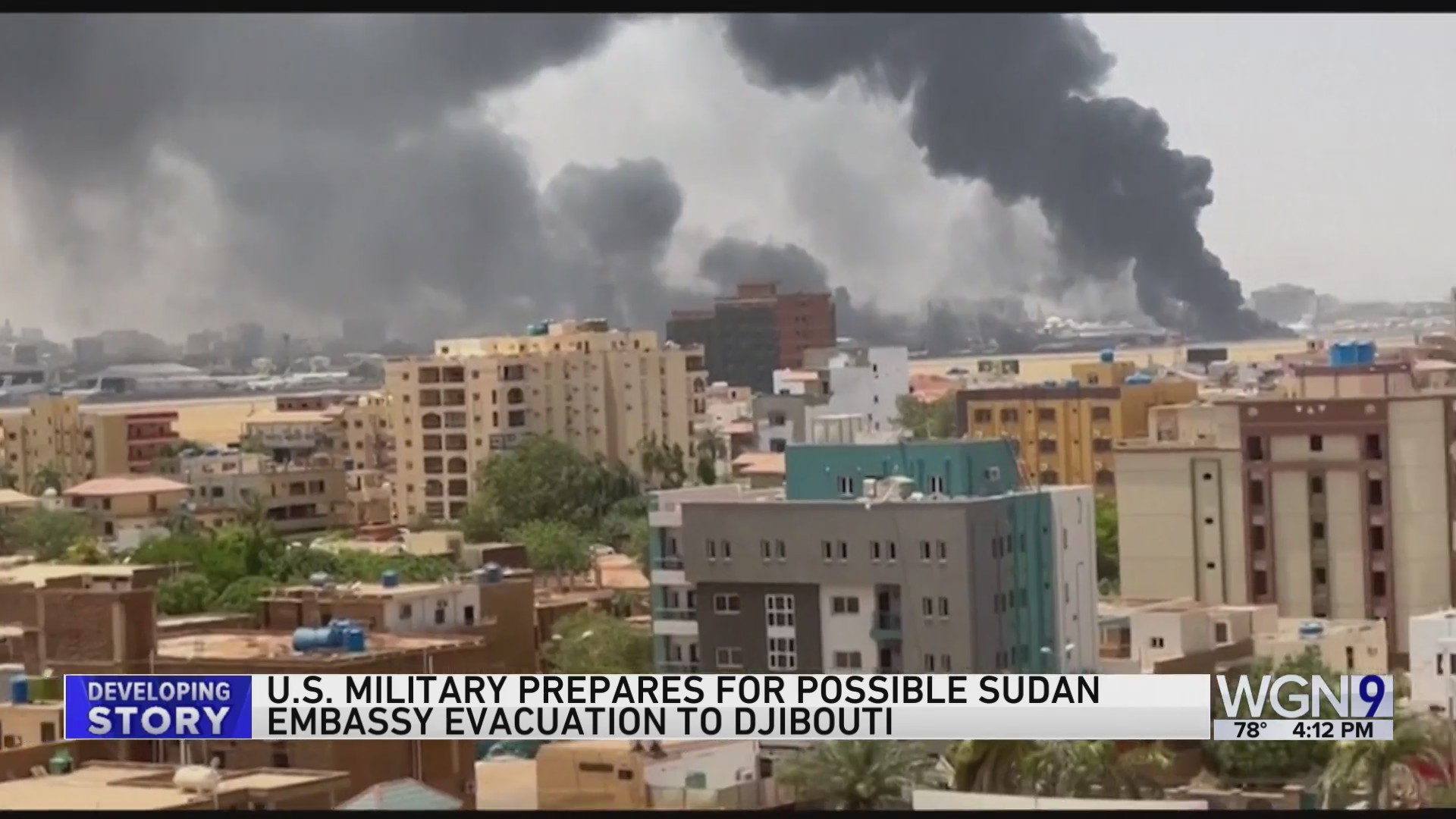 US military prepares for possible Sudan embassy evacuation – WGN-TV