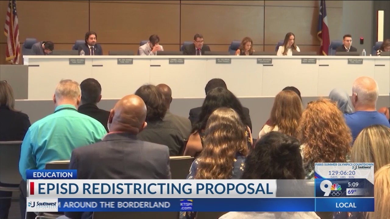 EPISD redistricting proposal meeting – KTSM 9 News