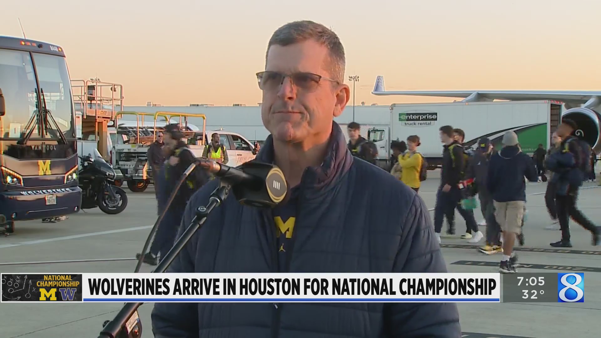 Harbaugh: Wolverines ‘ready to have at it’ in Houston – WOODTV.com