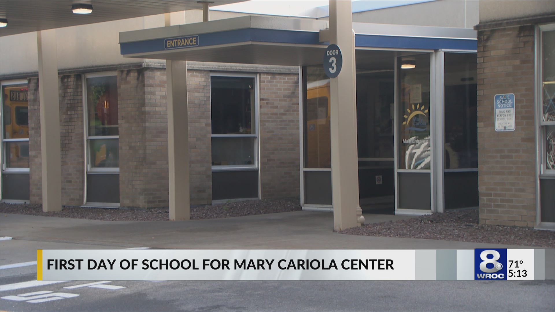 First day of school for students of the Mary Cariola Center ...