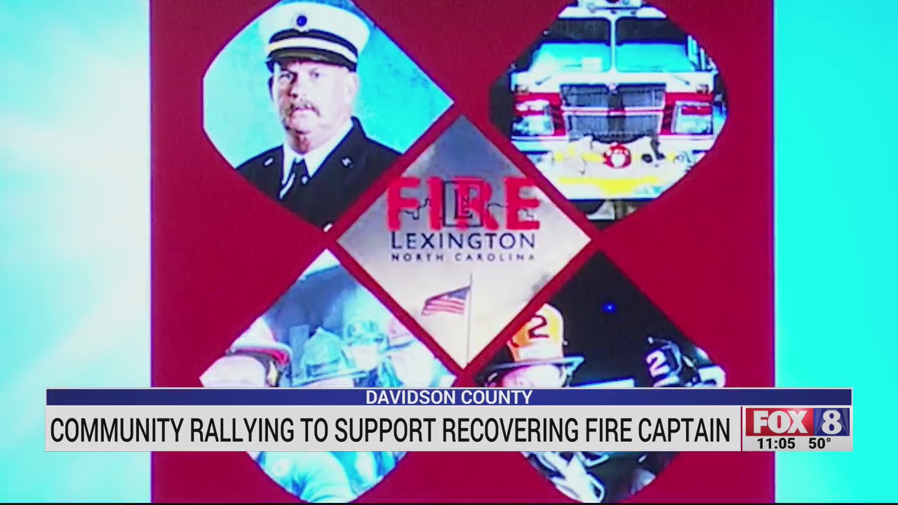 Davidson County community rallies in support of recovering fire captain – FOX8 WGHP