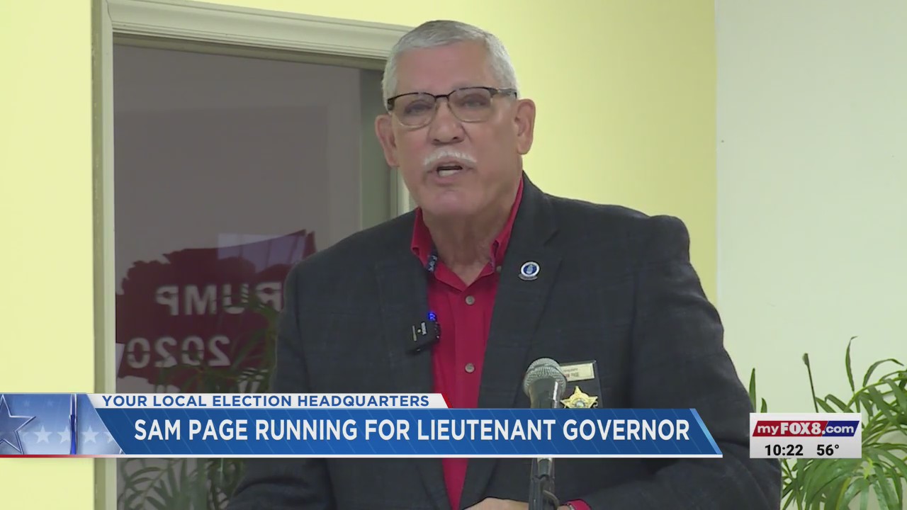 Rockingham Co. Sheriff Sam Page running for Lt. Gov. – FOX8 WGHP