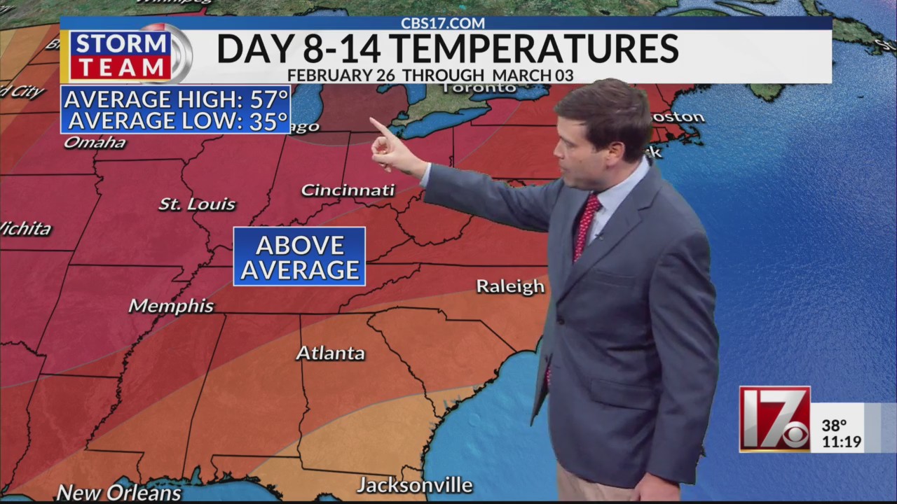 CBS 17 Monday Raleigh-area weather forecast – CBS17.com