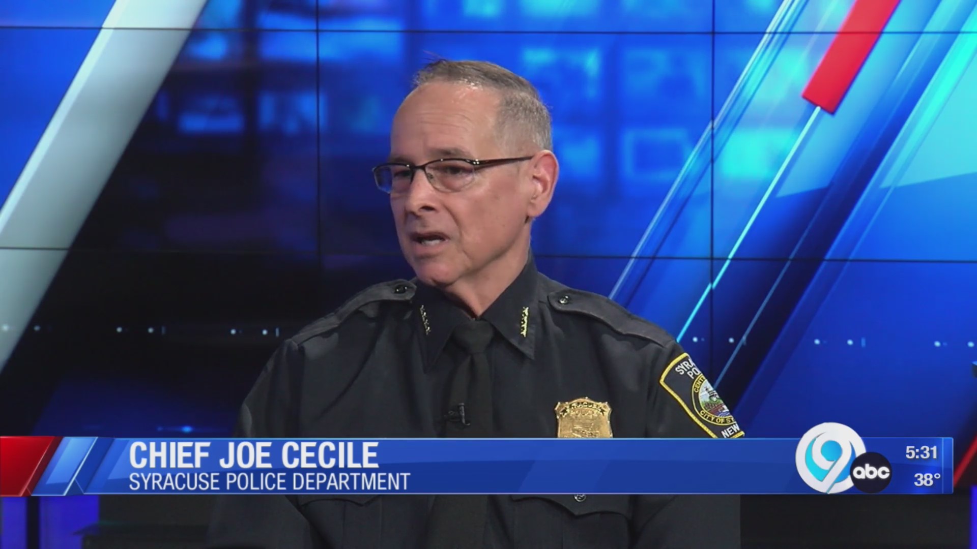 Interview with Syracuse Police Chief Joe Cecile – WSYR