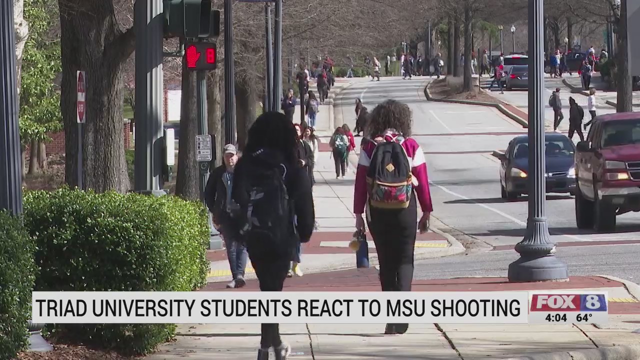Triad students react to Michigan State University shooting – FOX8 WGHP