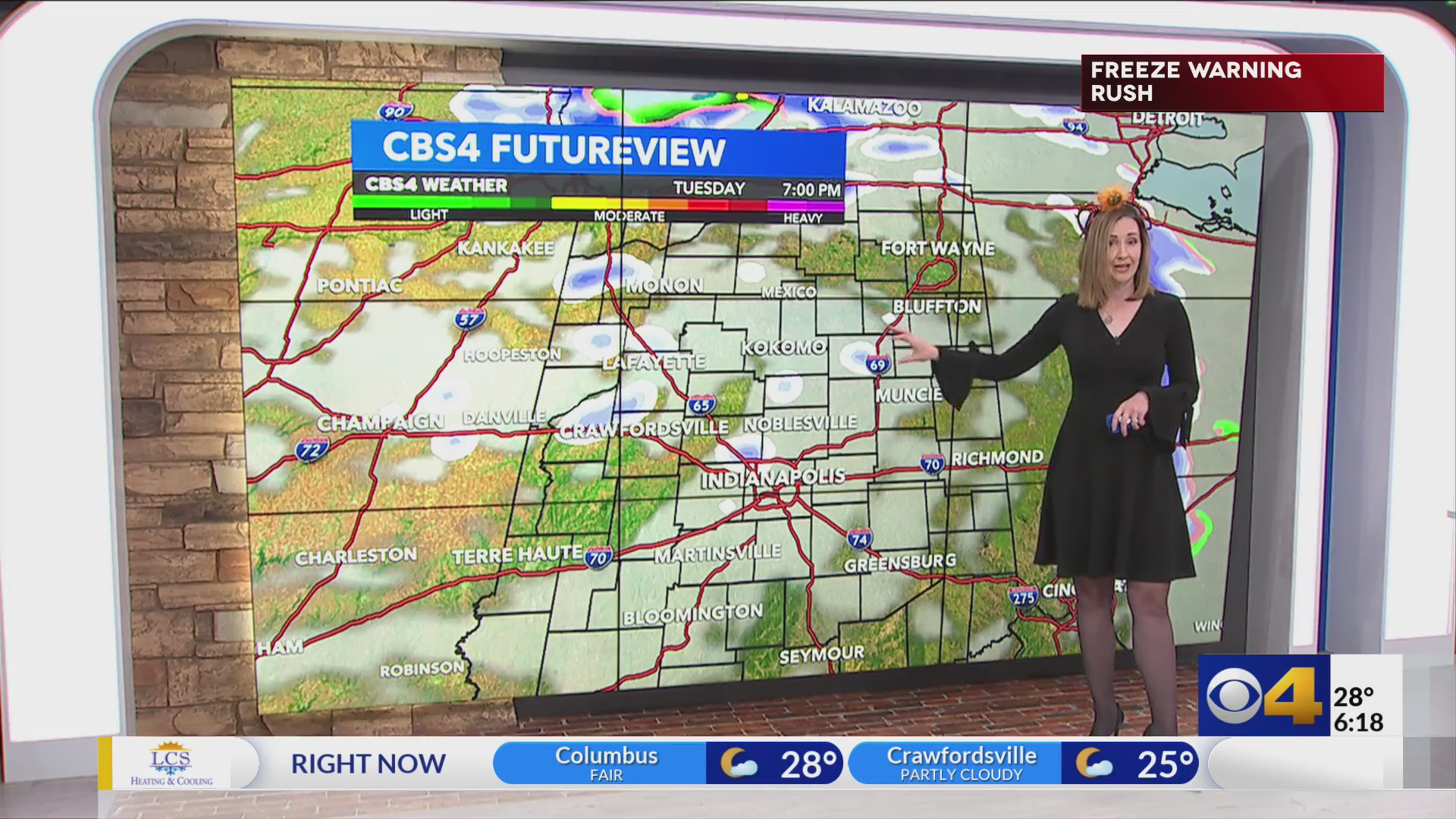 A cold, windy Halloween with snow flurries – WTTV CBS4Indy