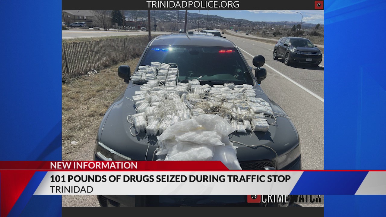 Over 100 pounds of drugs seized in Trinidad traffic stop – FOX31 Denver