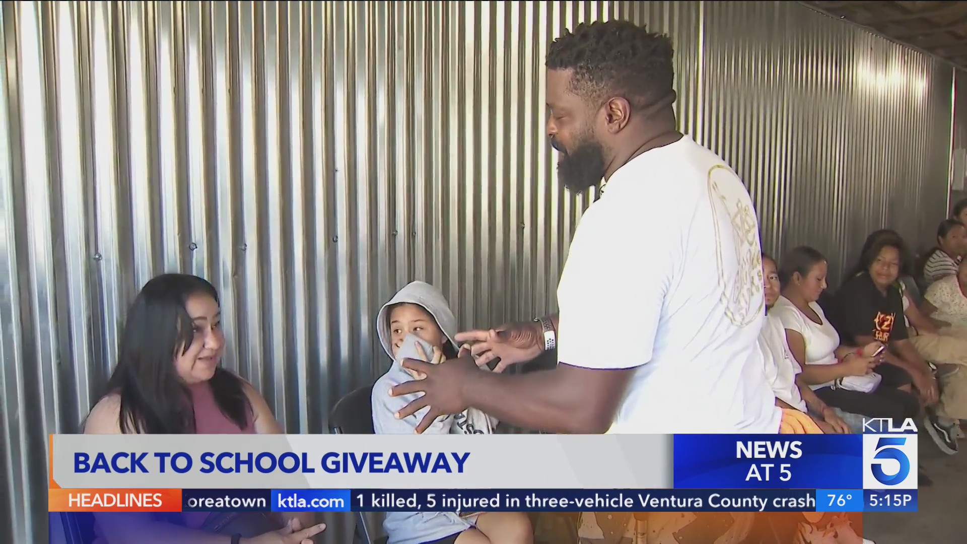 30 kids receive the ultimate back to school package – KTLA