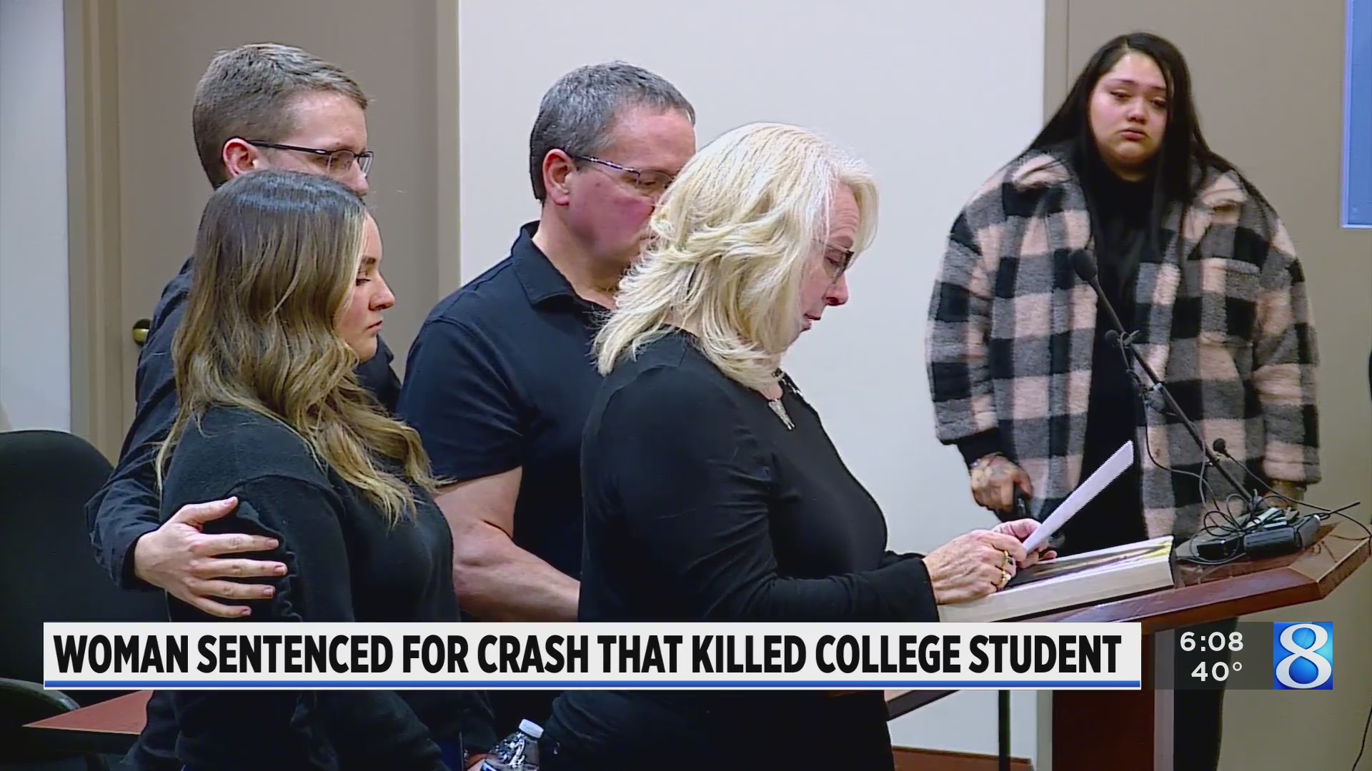 Woman sentenced for crash that killed college student – WOODTV.com