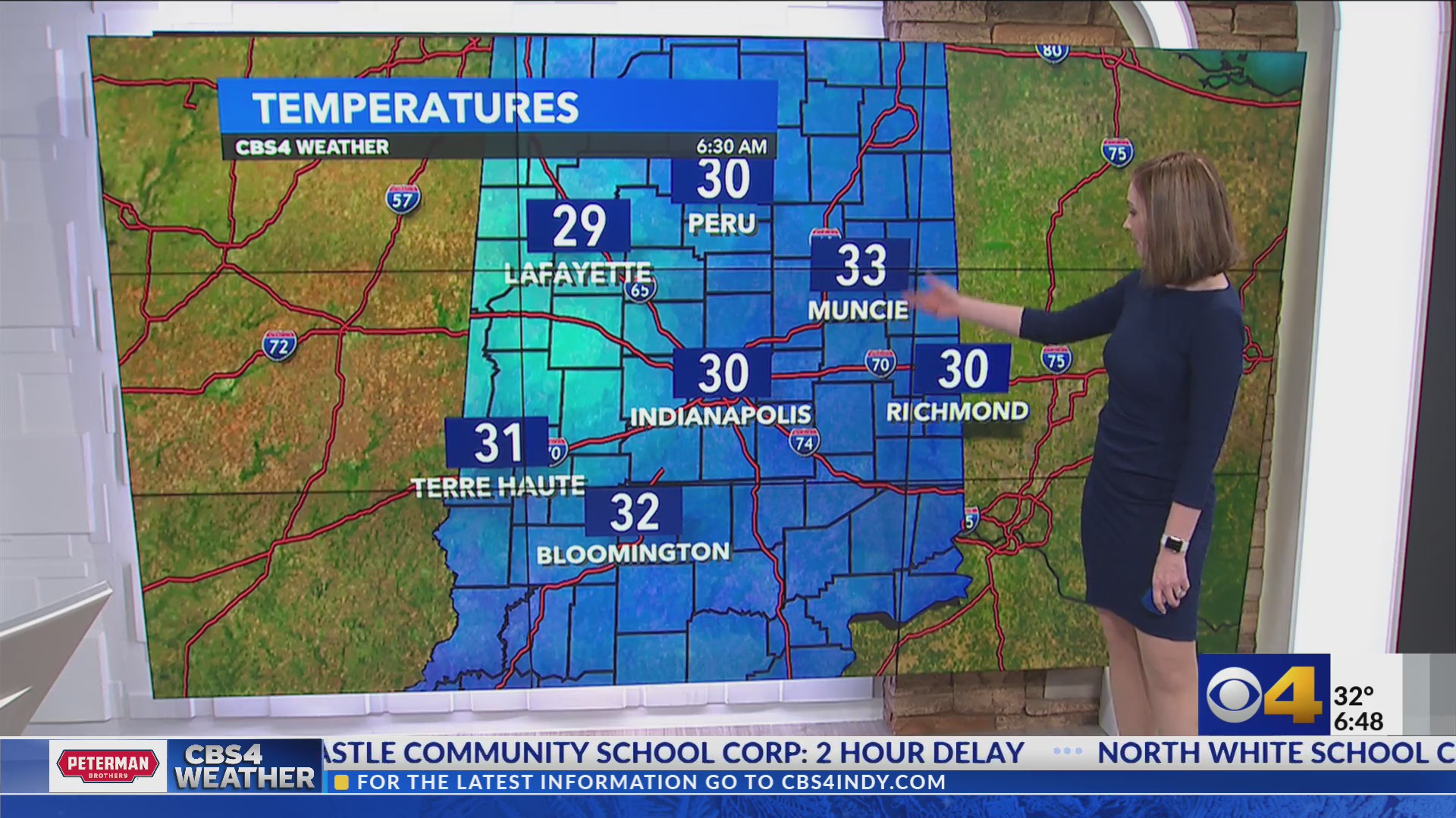 Light snow and slick spots Thursday; temperatures turning colder – WTTV CBS4Indy