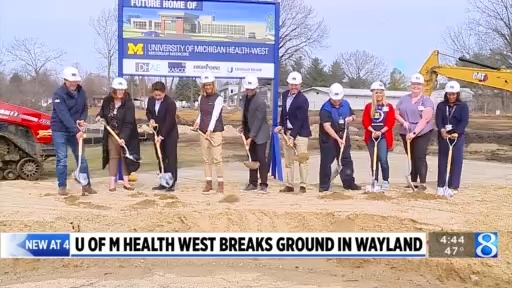 U-M Health West breaks ground in Wayland – WOODTV.com