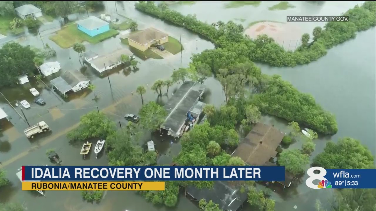 Rubonia residents recovering from water damage four weeks after Hurricane Idalia – WFLA